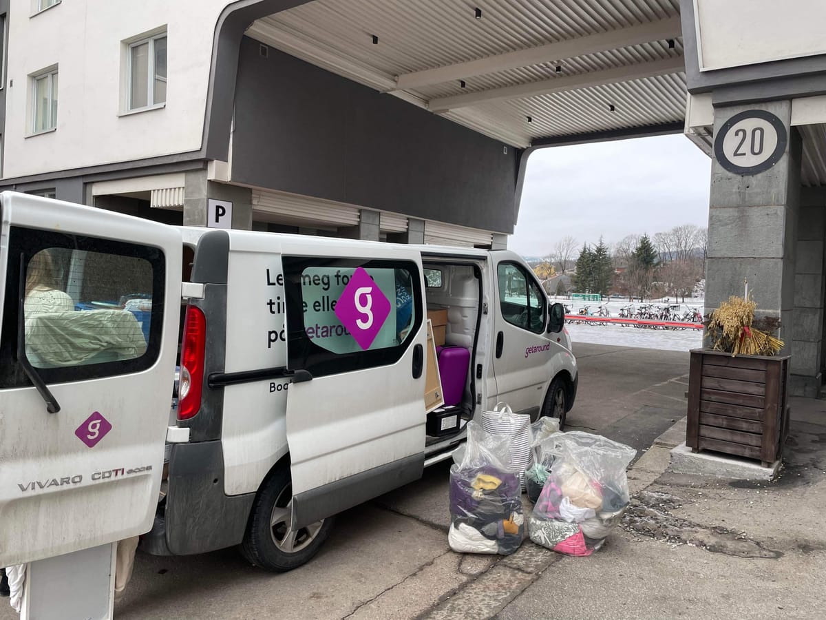 Skal du flytte og trenger varebil? Se alle mulighetene på Getaround